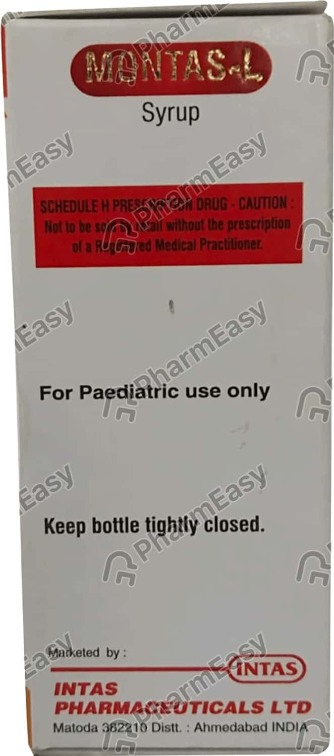 Montas L Bottle Of 30ml Syrup: Uses, Side Effects, Price & Dosage ...