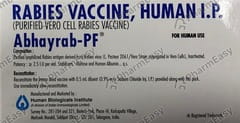 Abhayrab Pf 2.5 IU Powder For Vaccine (0.5): Uses, Side Effects, Price ...