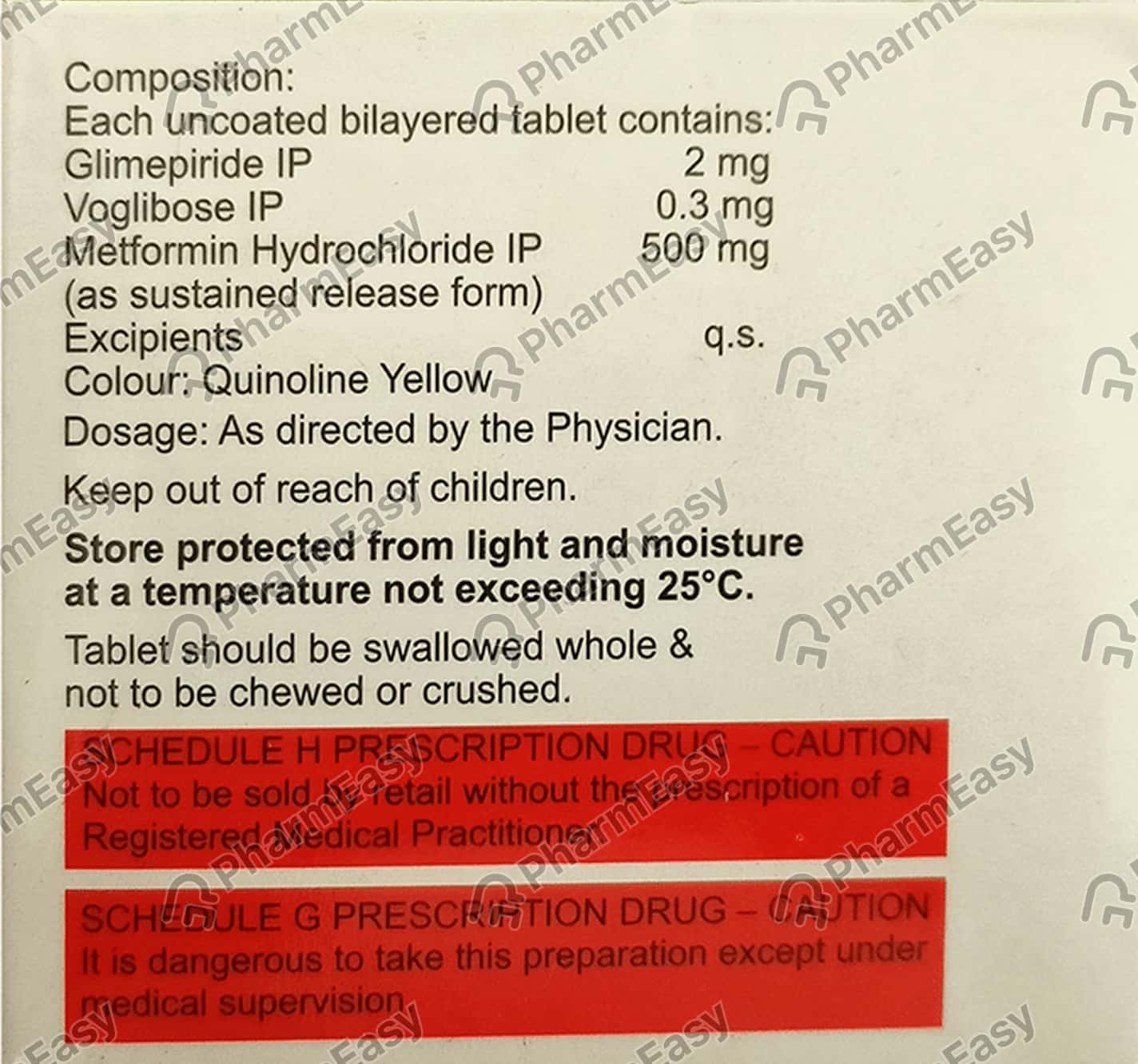 Jubiglim Mv 2mg Plus Strip Of 10 Tablets: Uses, Side Effects, Price ...