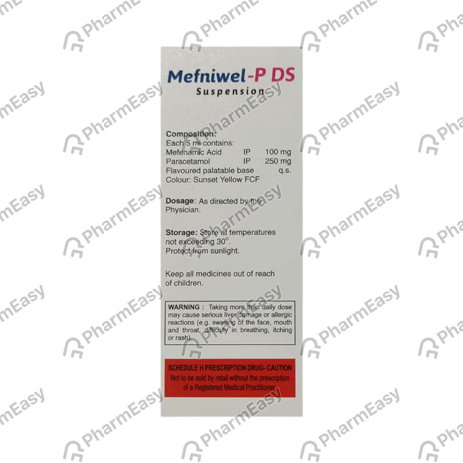 Mefniwel P Ds Bottle Of 60ml Suspension: Uses, Side Effects, Price ...