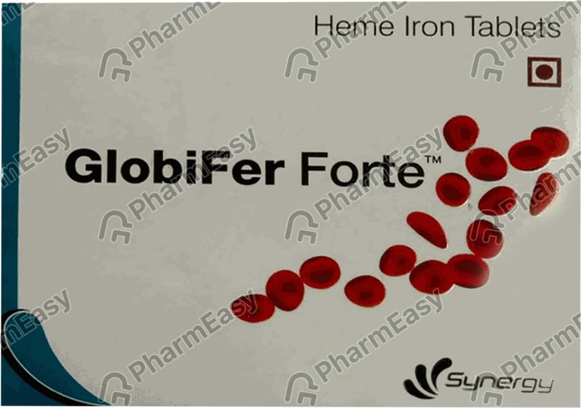 Buy Globifer Forte 18 MG Tablet (10) Online & Save Up to 24% at PharmEasy
