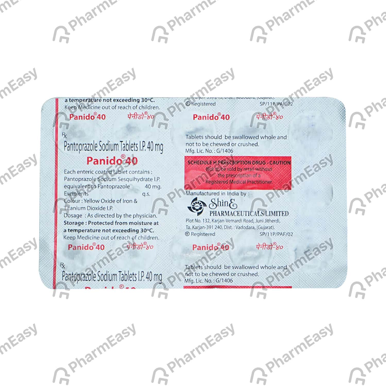 Panido 40 MG Tablet (15): Uses, Side Effects, Price & Dosage | PharmEasy