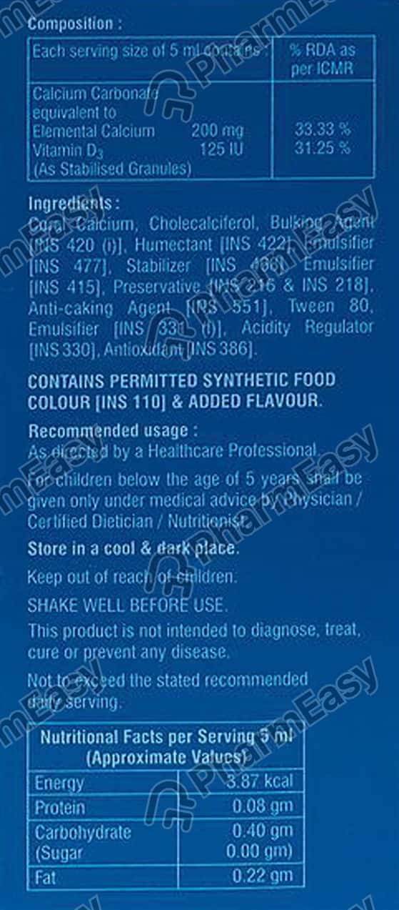 Corsango D3 Suspension 100ml: Uses, Side Effects, Price & Dosage ...