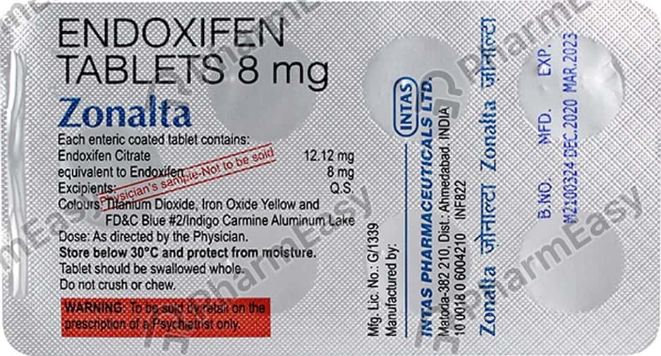 Buy Zonalta 8 MG Tablet (7) Online at Flat 15% OFF | PharmEasy