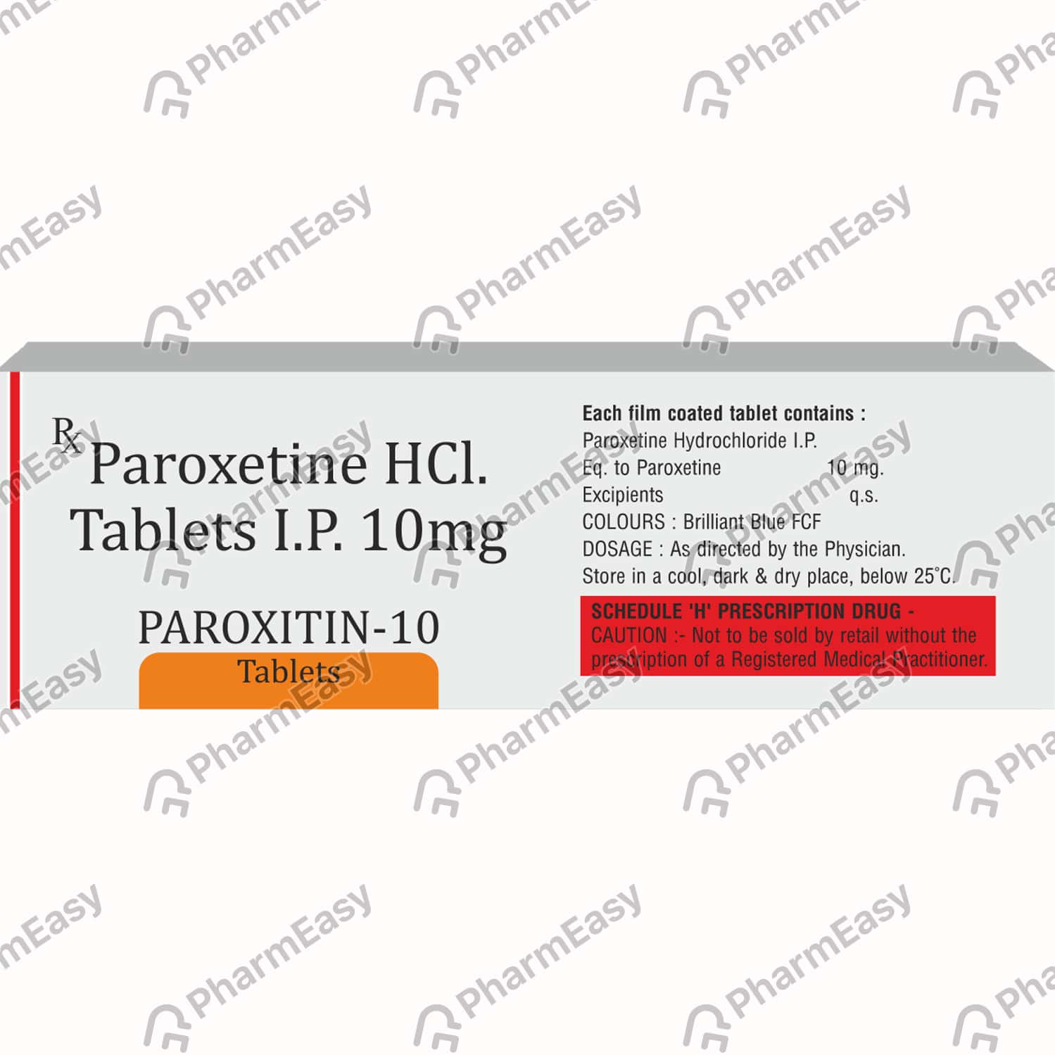 Buy Paroxitin 10 MG Tablet (10) Online at Flat 15% OFF | PharmEasy
