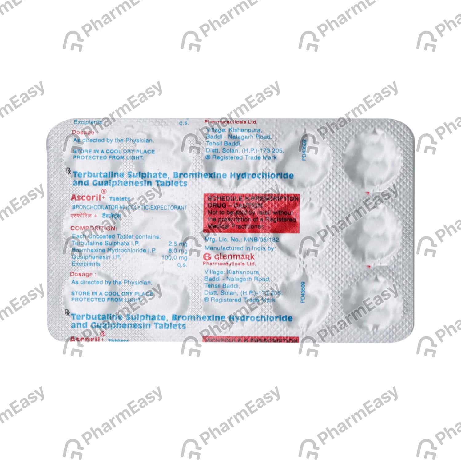 Ascoril Plus Strip Of 15 Tablets: Uses, Side Effects, Price & Dosage ...