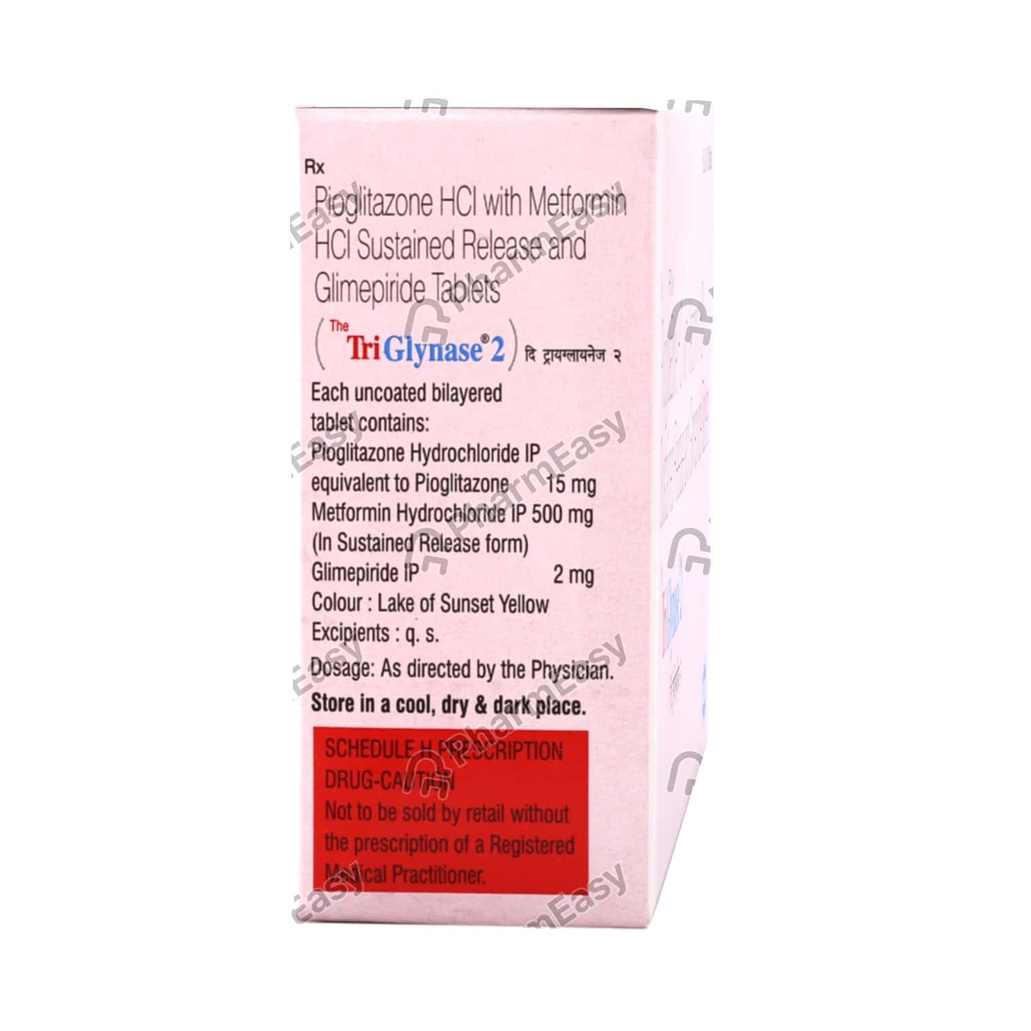 Buy The Triglynase 2mg Strip Of 10 Tablets Online at Flat 18% OFF ...