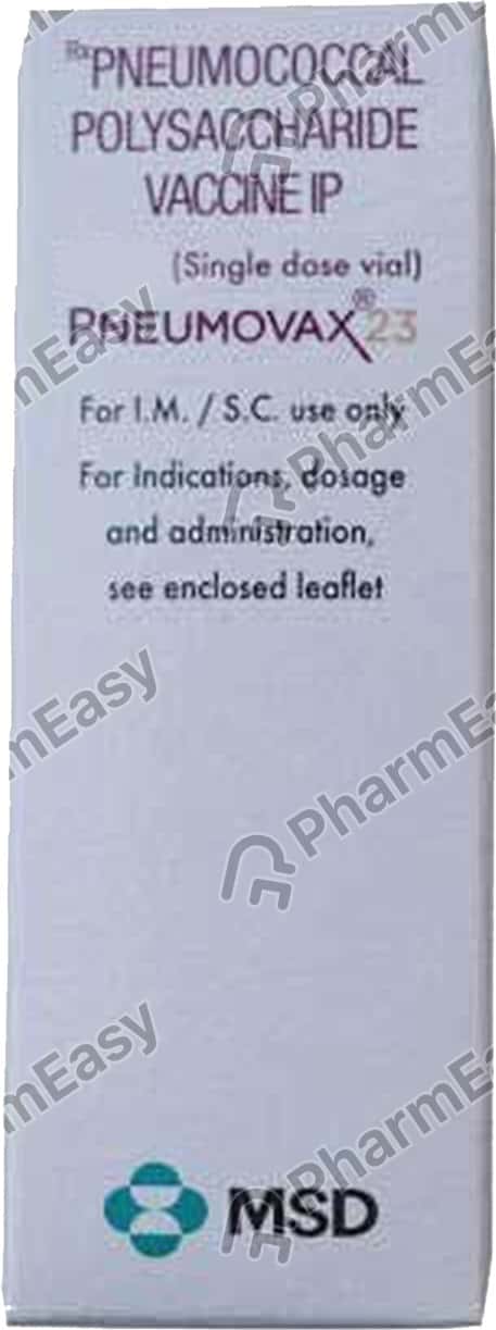 Pneumovax 25 MCG Vaccine (0.5): Uses, Side Effects, Price & Dosage ...