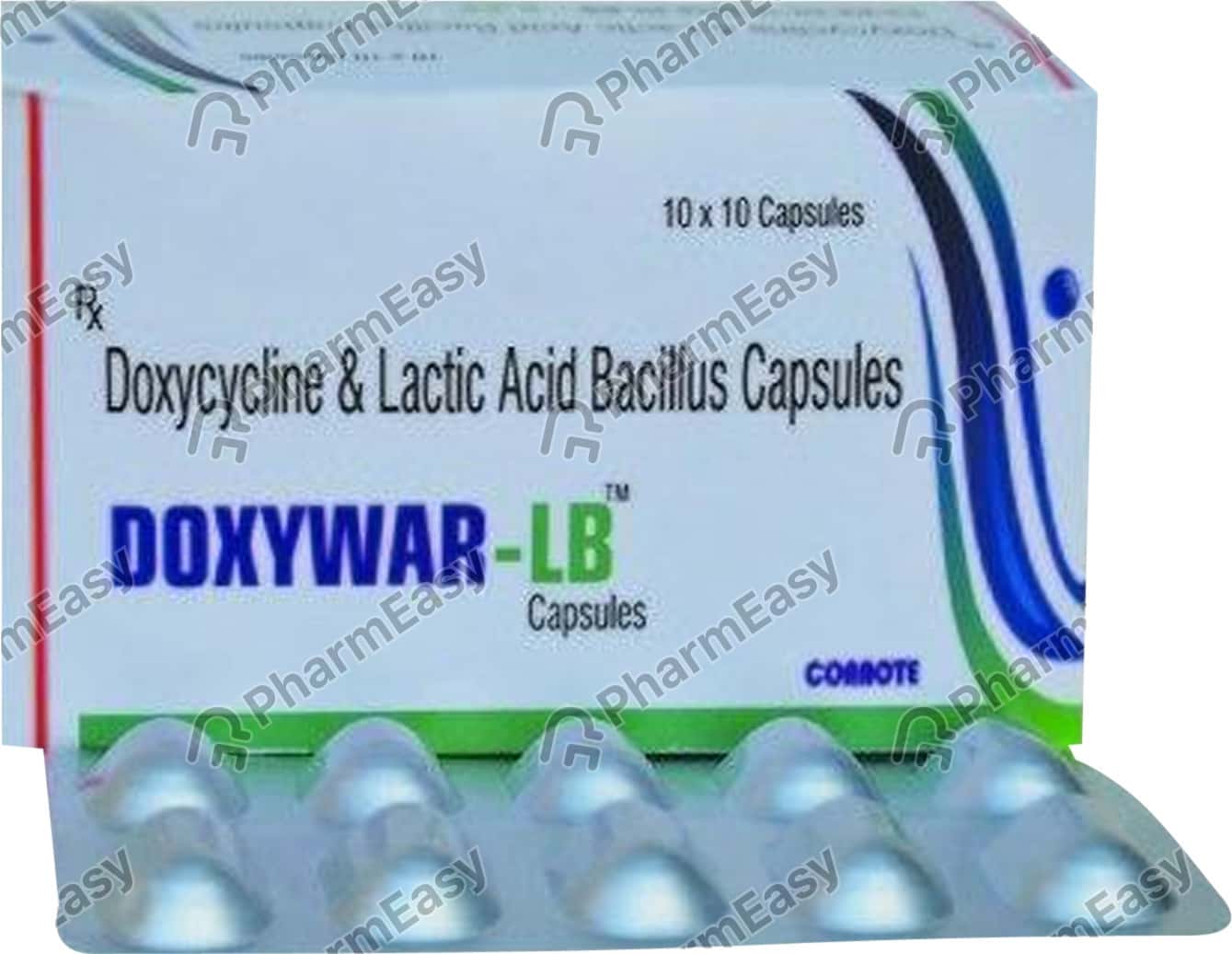Doxywar Lb Capsule 10: Uses, Side Effects, Price & Dosage | PharmEasy