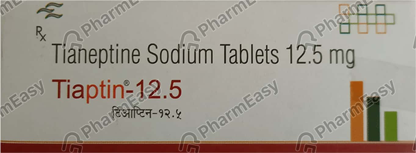 Buy Tiaptin 12.5 MG Tablet (10) Online at Flat 15% OFF | PharmEasy