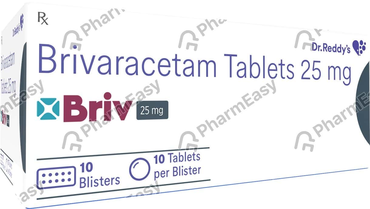 Brevipil 25 MG Tablet (10): Uses, Side Effects, Price, Dosage ...
