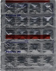 Teniva 20 MG Tablet (20): Uses, Side Effects, Price & Dosage | PharmEasy