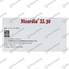 Nicardia Xl 30 MG Tablet (15): Uses, Side Effects, Price & Dosage ...