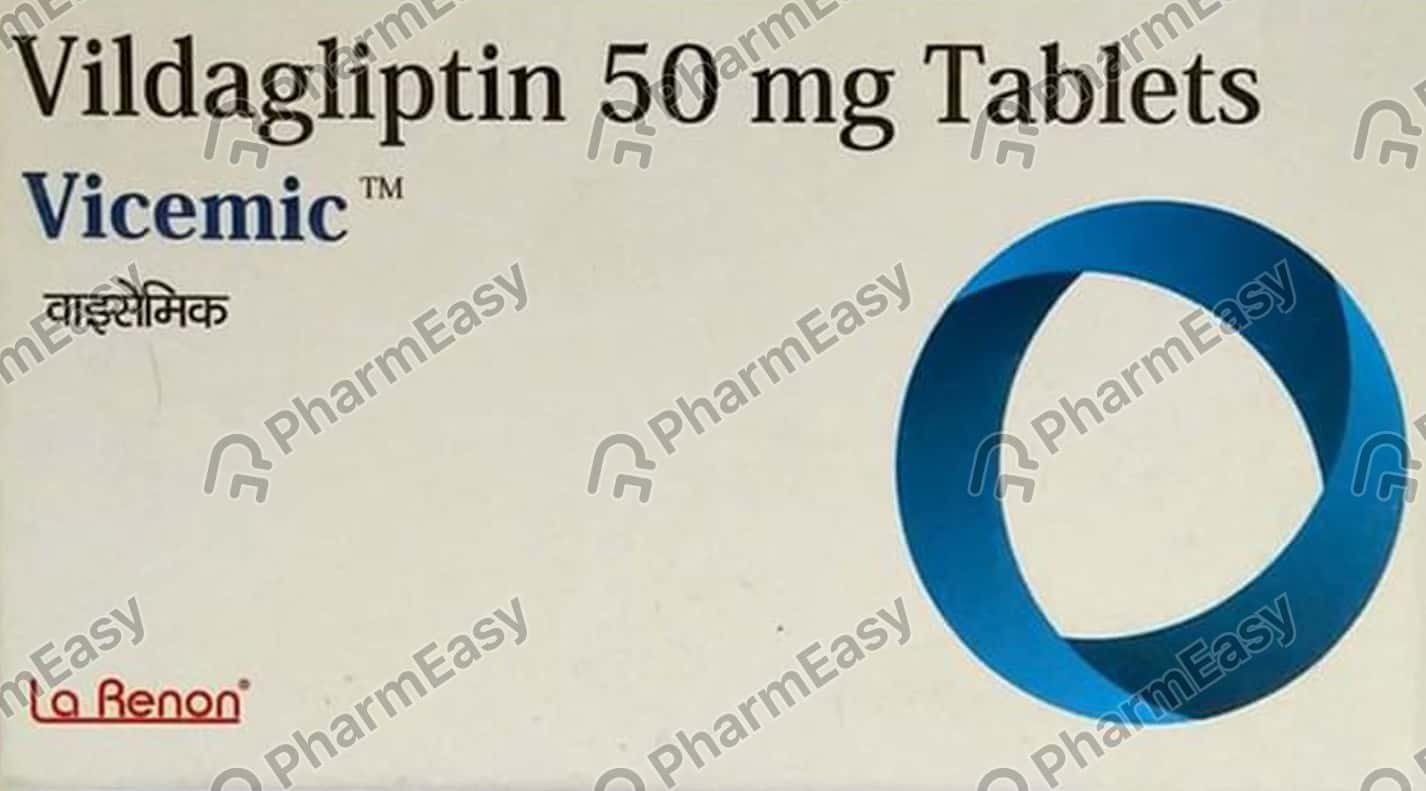 Vicemic 50 MG Tablet (15): Uses, Side Effects, Price & Dosage | PharmEasy