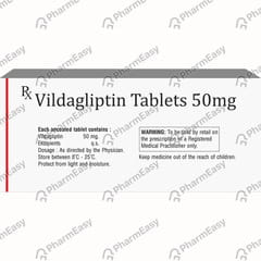 Vildazem 50 MG Tablet (10): Uses, Side Effects, Price & Dosage | PharmEasy