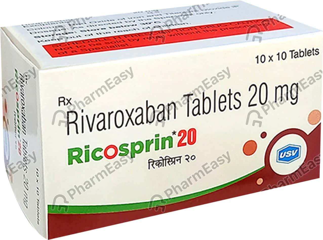 Ricosprin 20 MG Tablet (10): Uses, Side Effects, Price & Dosage | PharmEasy