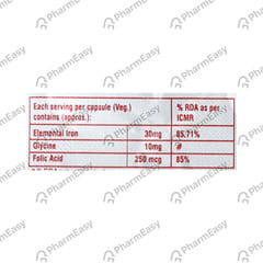 Buy Haem Up Rise Strip Of 15 Capsules Online at Flat 15% OFF | PharmEasy