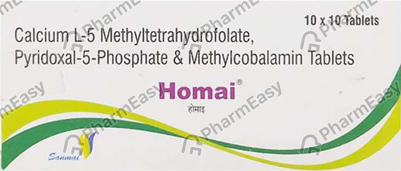 Homai Strip Of 10 Tablets: Uses, Side Effects, Price & Dosage | PharmEasy