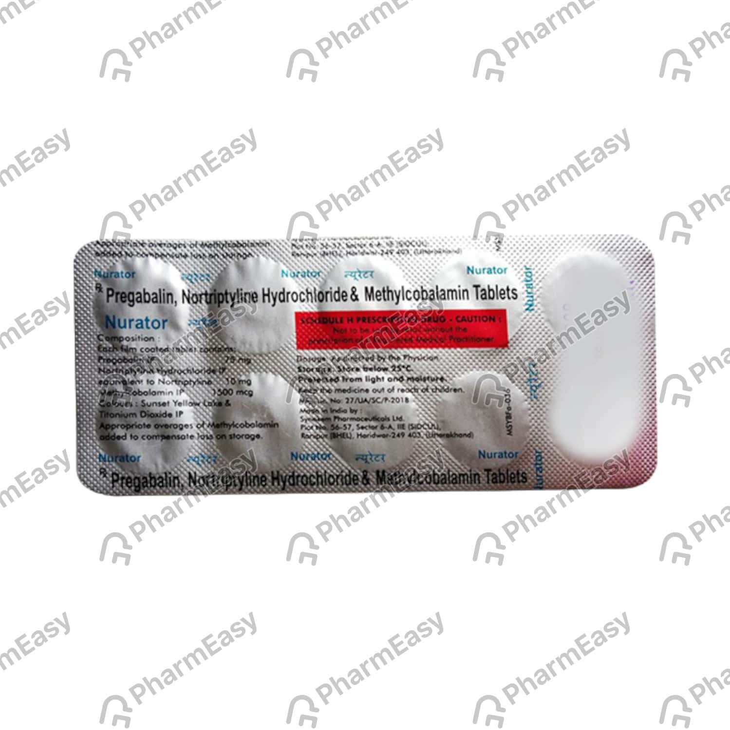 Nurator Strip Of 10 Tablets: Uses, Side Effects, Price & Dosage | PharmEasy