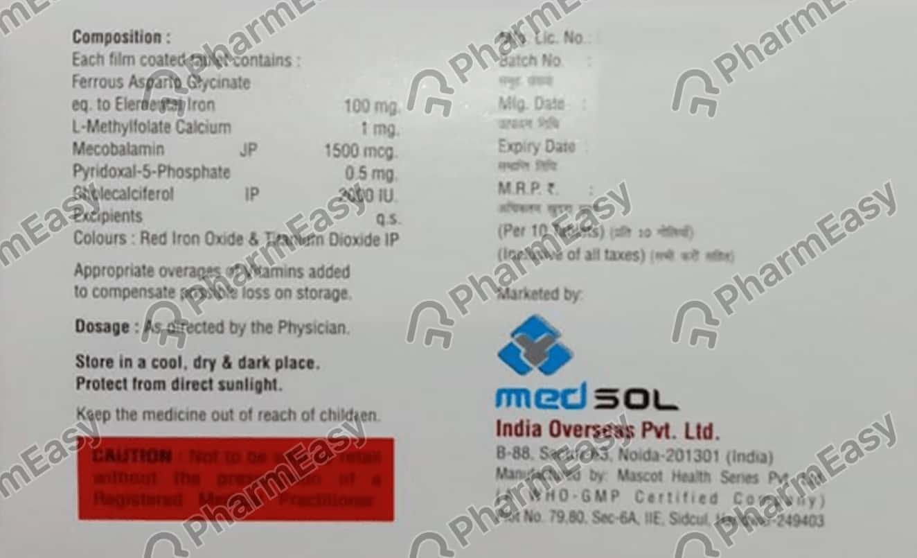 Buy Eios Fe Strip Of 10 Tablets Online at Flat 15% OFF | PharmEasy