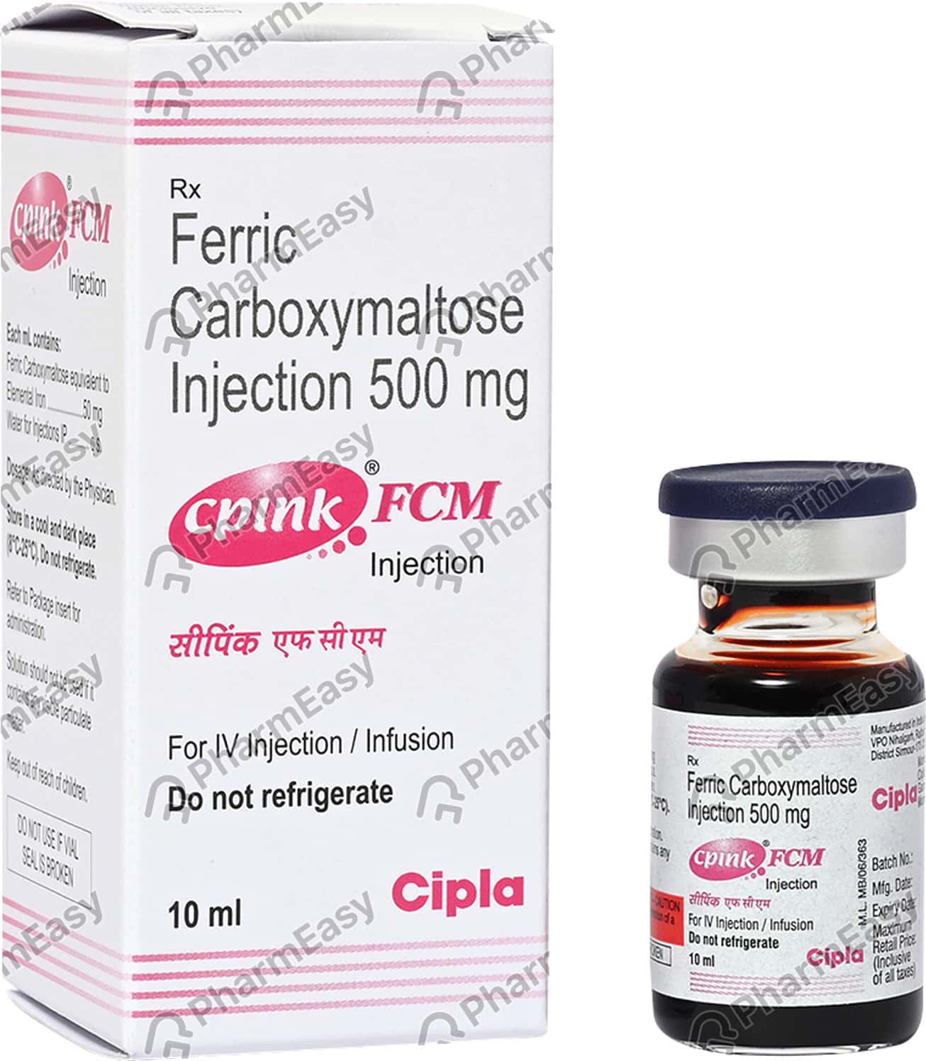 Buy Cpink Fcm 50 MG/ML Injection (10) Online at Flat 15% OFF | PharmEasy