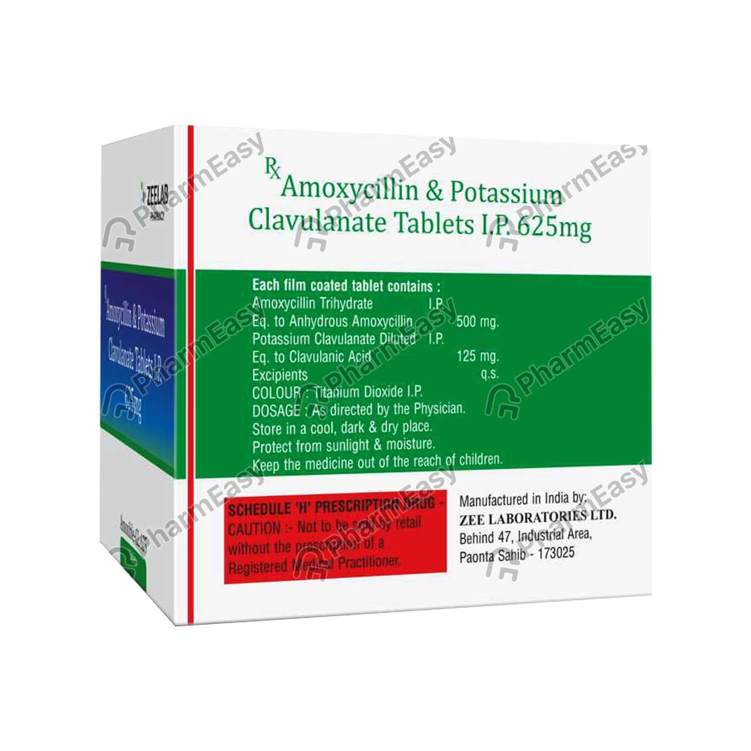 Buy Amoxible Cl 625mg Strip Of 6 Tablets Online at Flat 18% OFF ...