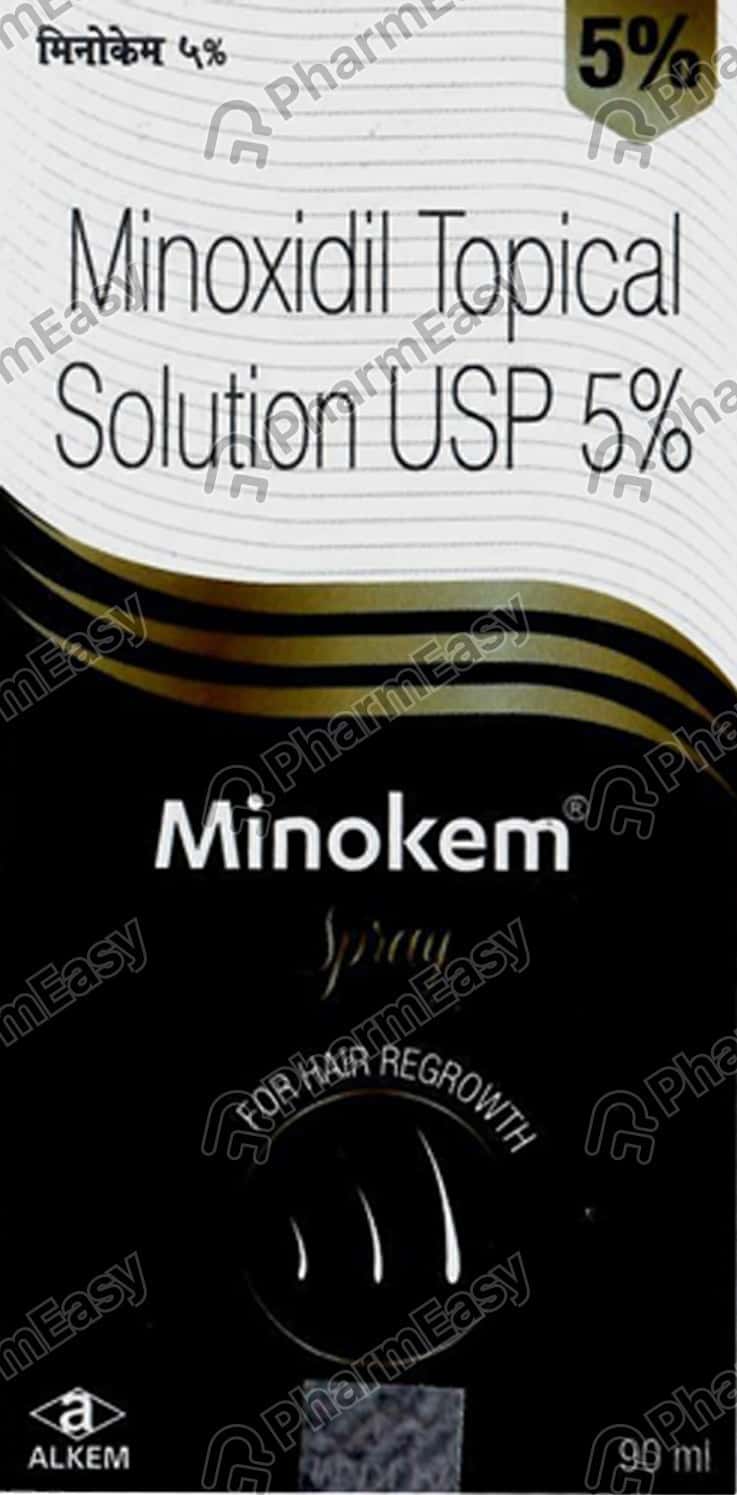 Minokem 5% Bottle Of 90ml Solution: Uses, Side Effects, Price & Dosage ...