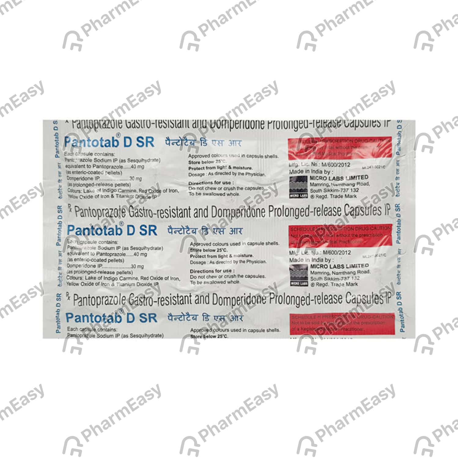 Pantotas Dsr Strip Of 10 Capsules: Uses, Side Effects, Price & Dosage ...