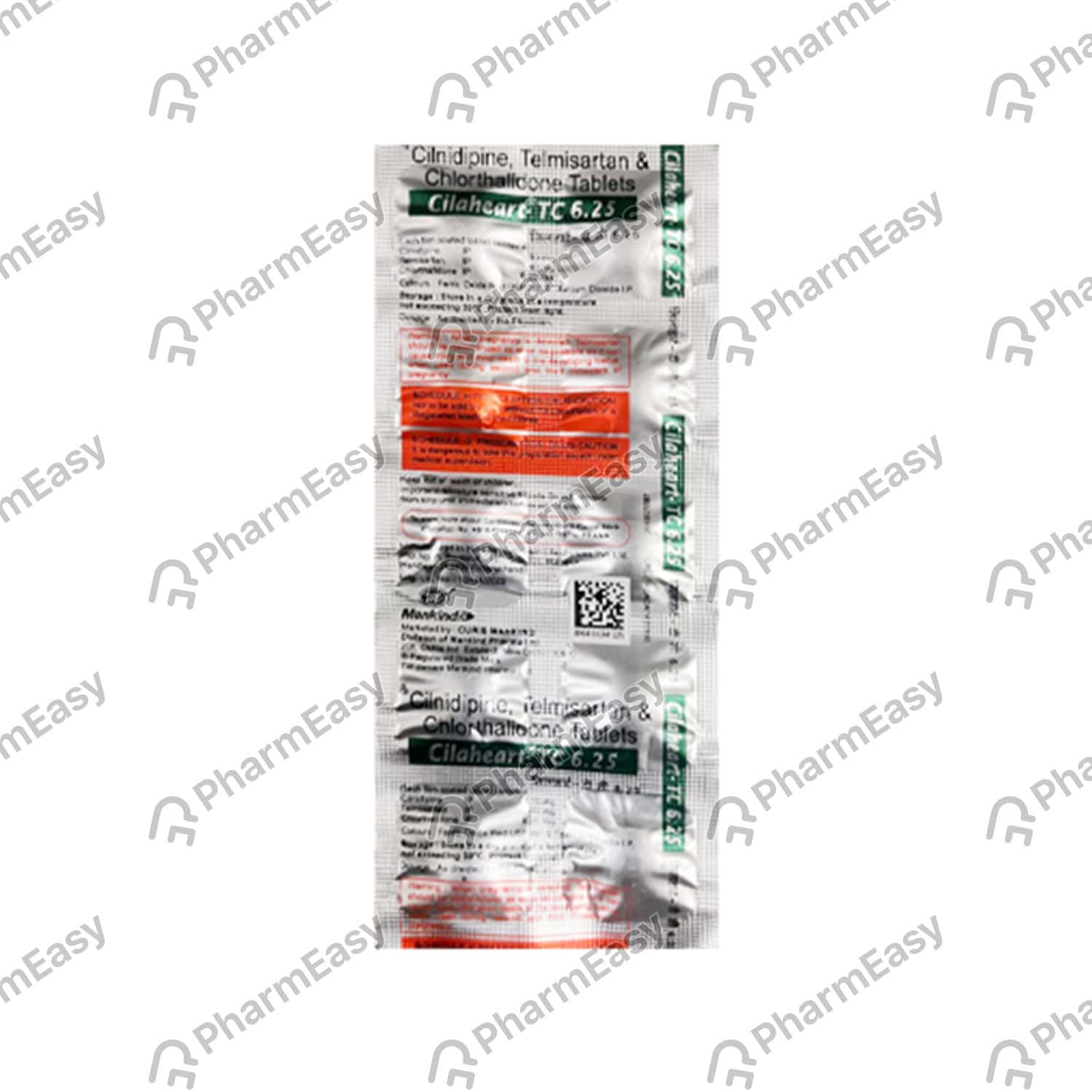 Cilaheart Tc 6.25mg Strip Of 10 Tablets: Uses, Side Effects, Price & Dosage | PharmEasy