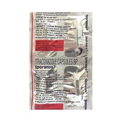 Buy Sporanox 200 MG Capsule (4) Online at Flat 18% OFF* | PharmEasy