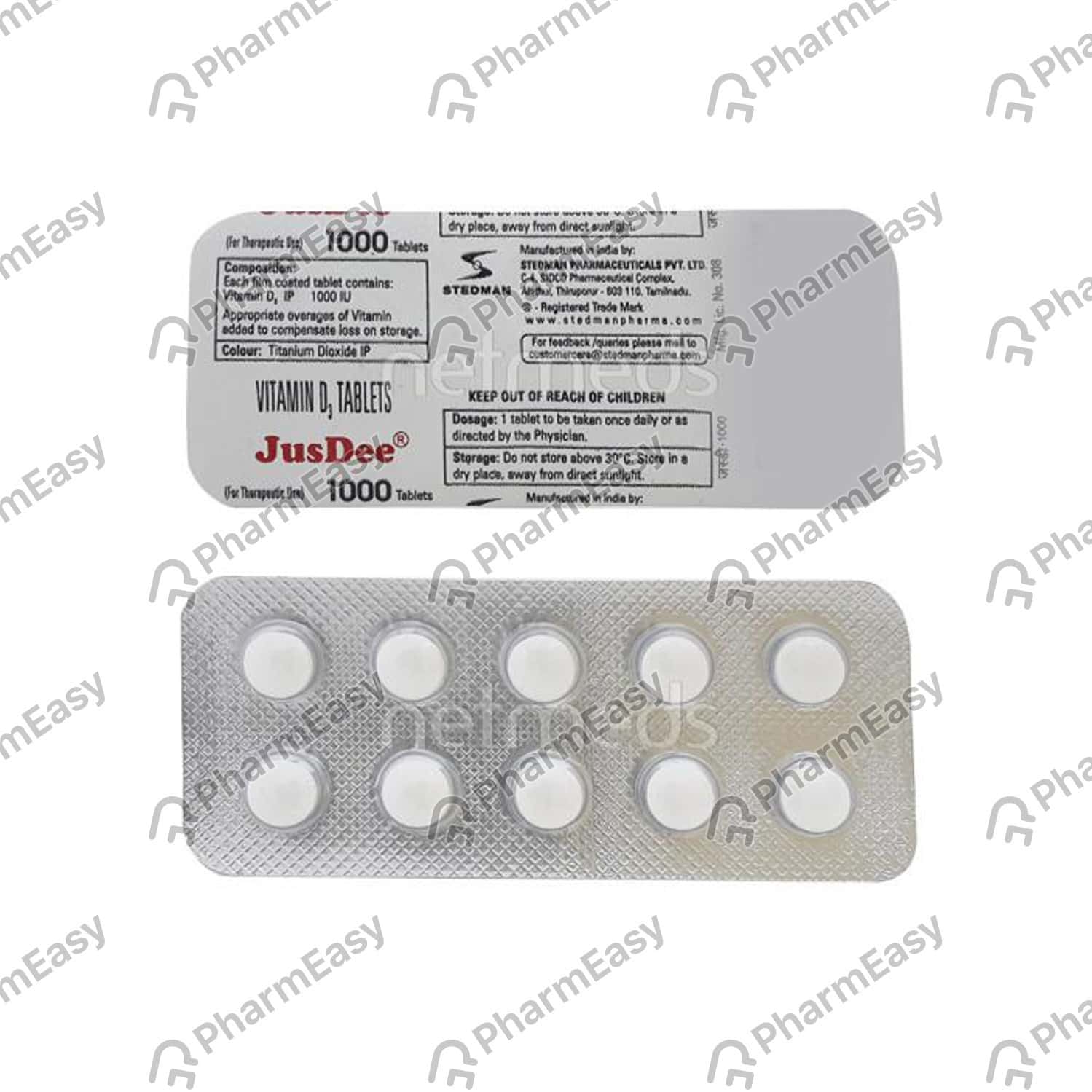 Jusdee 1000 IU/5ML Suspension (100): Uses, Side Effects, Price & Dosage ...