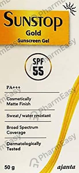 Buy PHOTOSTABLE GOLD MATTE FINISH SPF 55 SUNSCREEN GEL 50G Online & Get ...