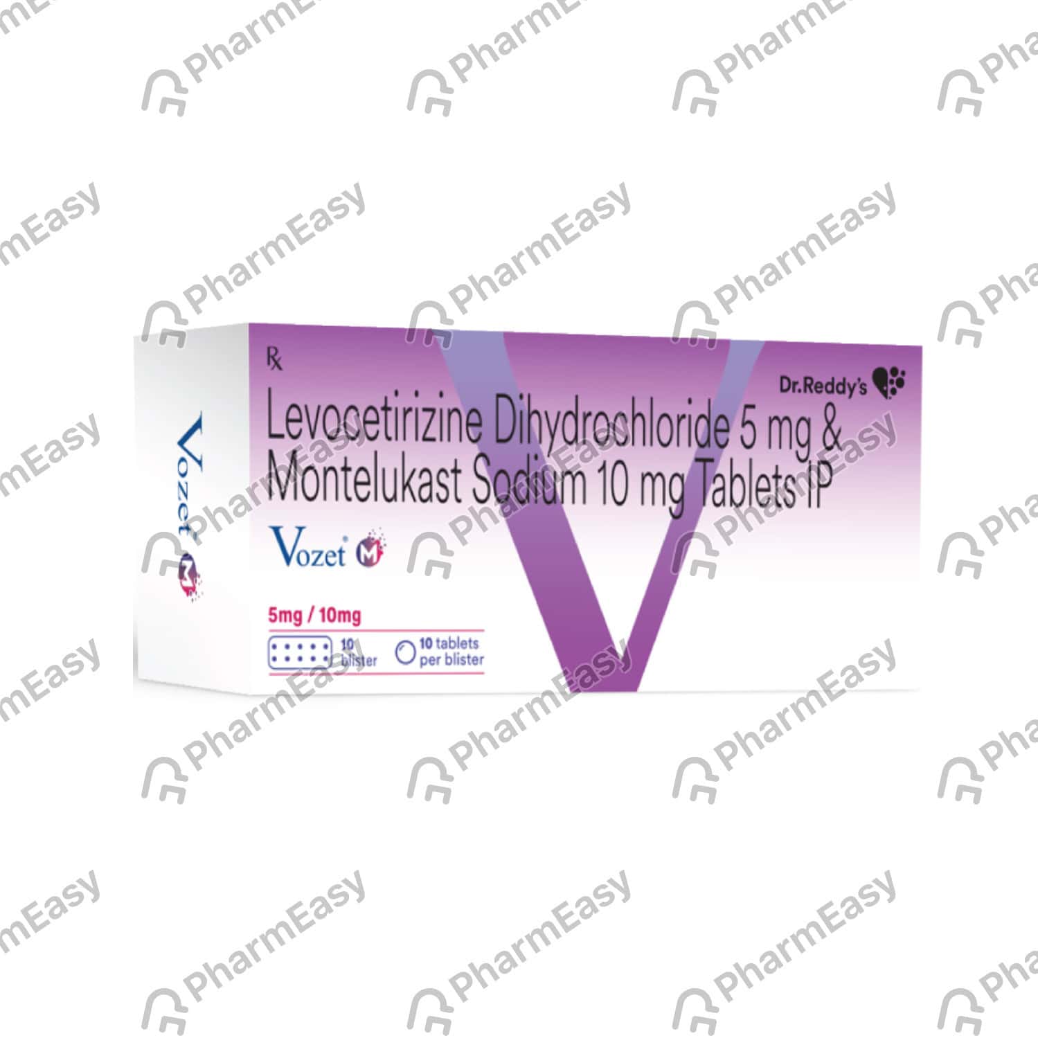 Vozet M 5/10mg Strip Of 10 Tablets: Uses, Side Effects, Price & Dosage ...