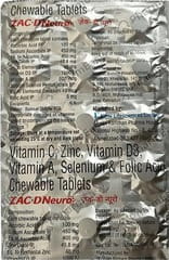 Buy ZAC D STRIP OF 15 CHEWABLE TABLETS Online & Get Upto 60% OFF at ...