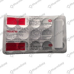 Tazloc 40 Tablet: Uses, Side-effects, Price, Dosage & More Info - PharmEasy