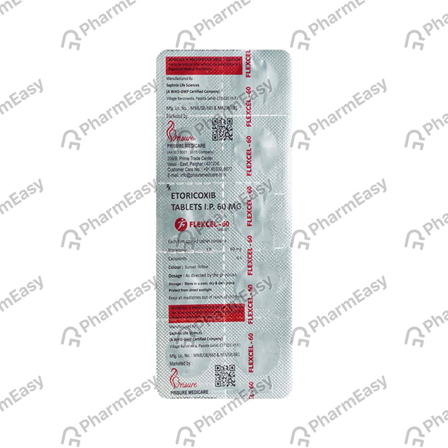 Flexcel 60 MG Tablet (10): Uses, Side Effects, Price & Dosage | PharmEasy