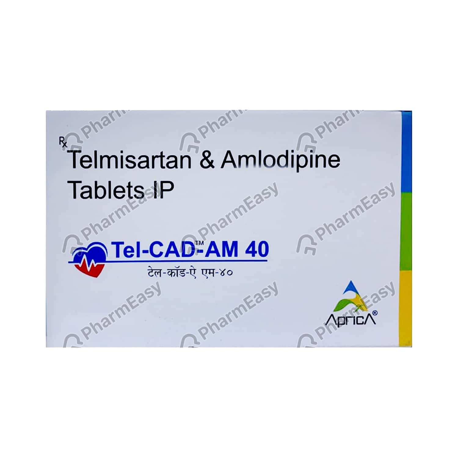 Buy Tel Cad Am 40mg Tab 15'S Online at Flat 18% OFF* | PharmEasy