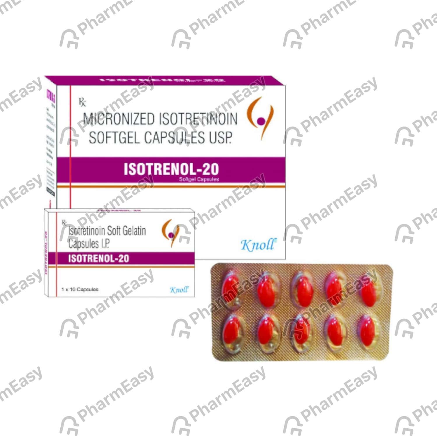 Isotrenol 20 MG Softgel Capsule (10): Uses, Side Effects, Price ...