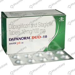 Dapanorm Duo 10mg Strip Of 10 Tablets: Uses, Side Effects, Price ...