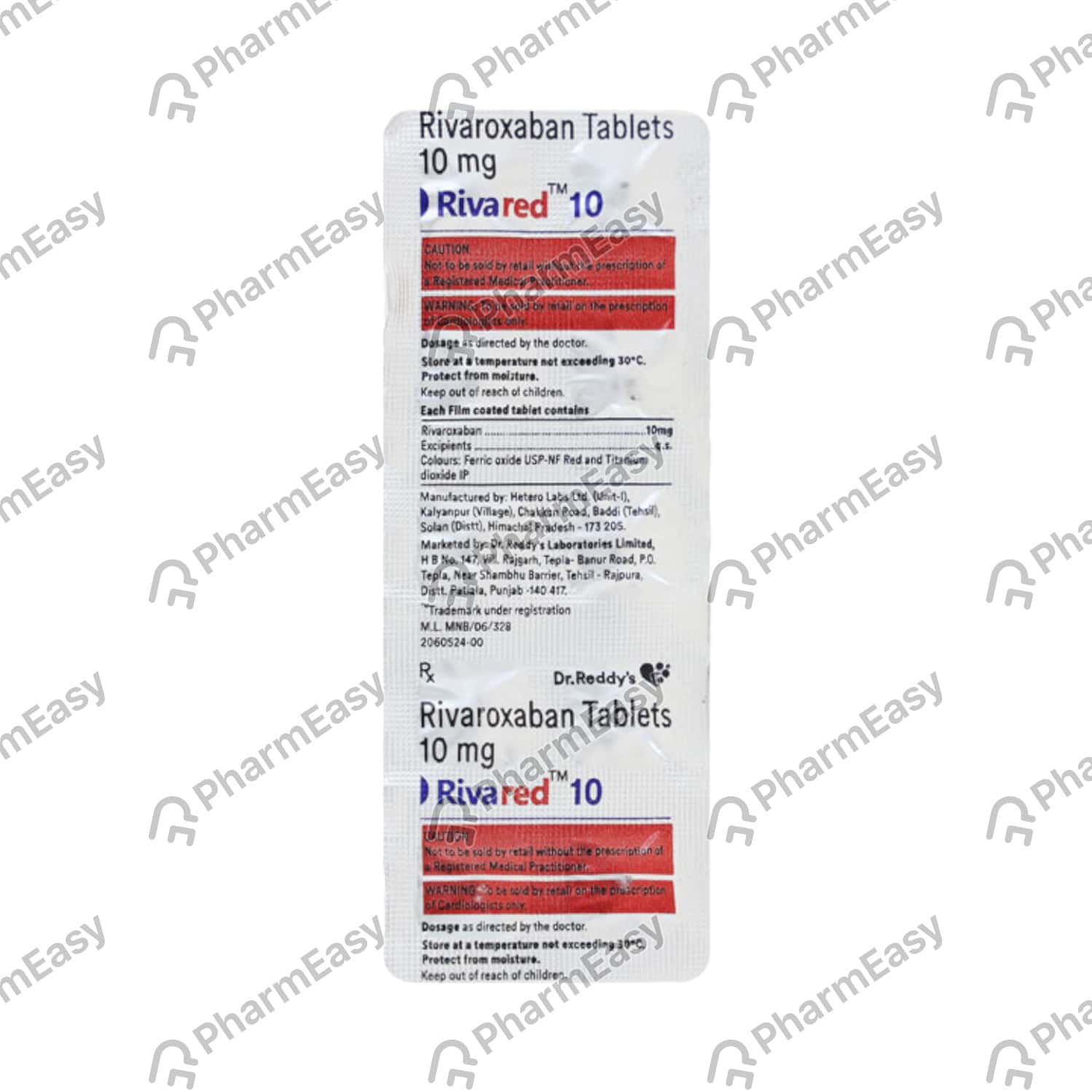 Rivared 10 MG Tablet (10): Uses, Side Effects, Price & Dosage | PharmEasy
