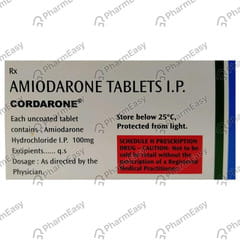 Cordarone Tablet: Uses, Side-effects, Price, Dosage & More Info - PharmEasy