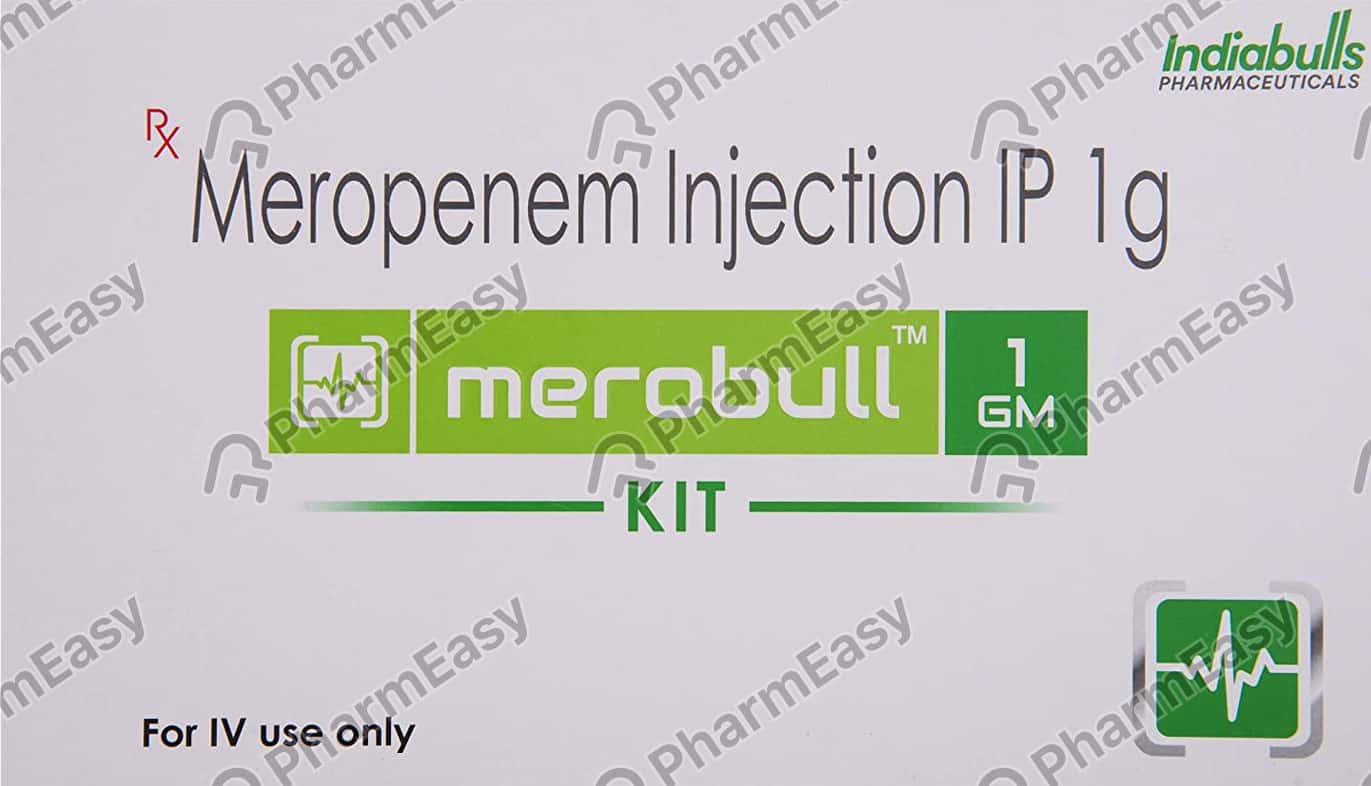 Merobull 1 G Powder For Injection (1): Uses, Side Effects, Price ...