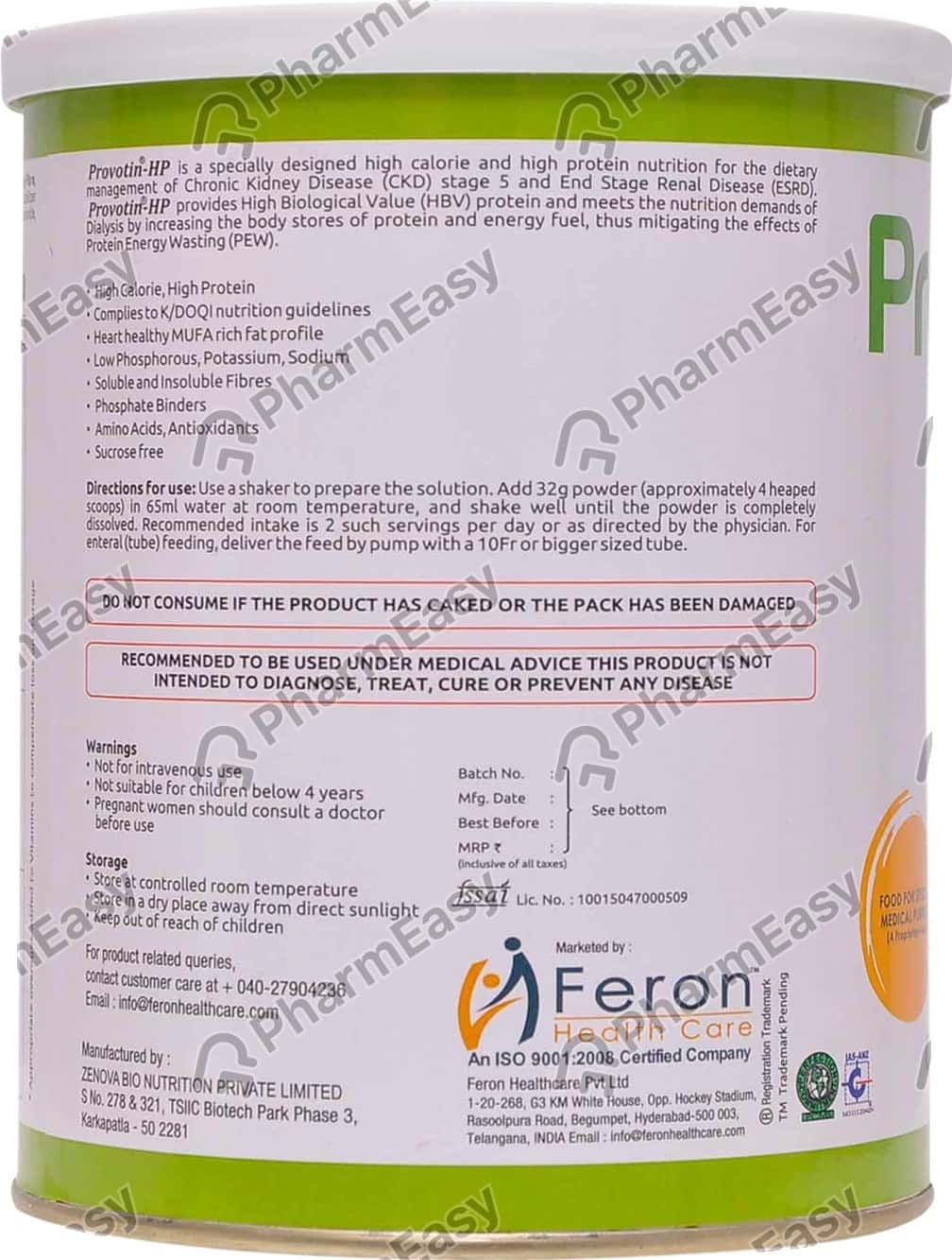 Buy Provotin Hp Mango Flavour Powder - 400gm Tin Online at Flat 15% OFF ...
