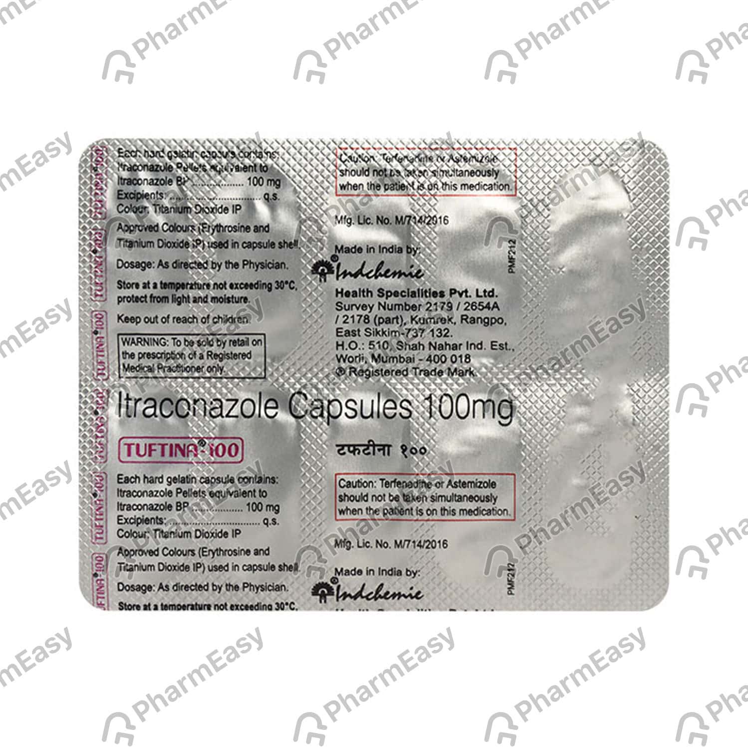Tuftina 100 MG Capsule (10): Uses, Side Effects, Price & Dosage | PharmEasy