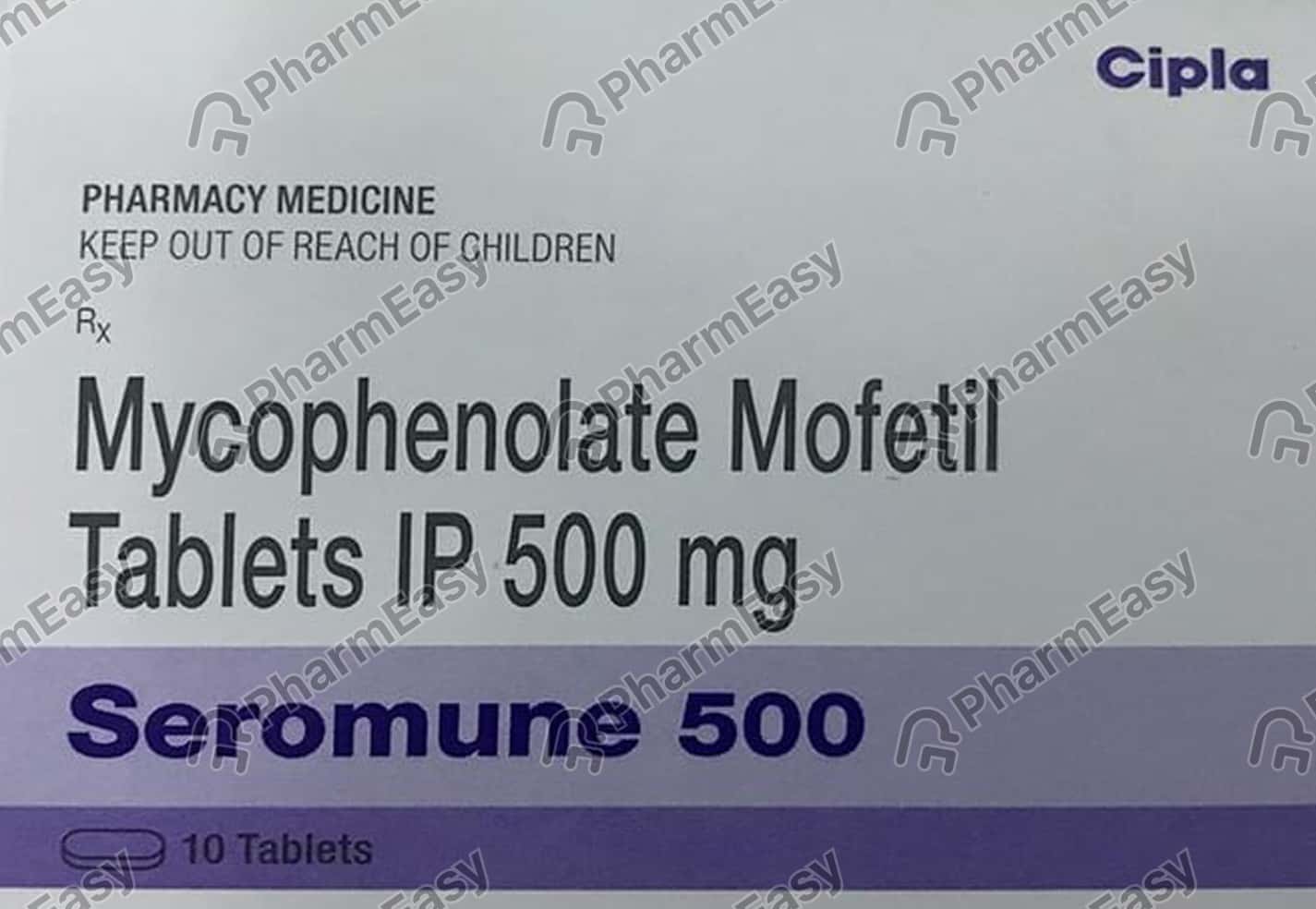 Seromune 500 MG Tablet (10): Uses, Side Effects, Price & Dosage | PharmEasy