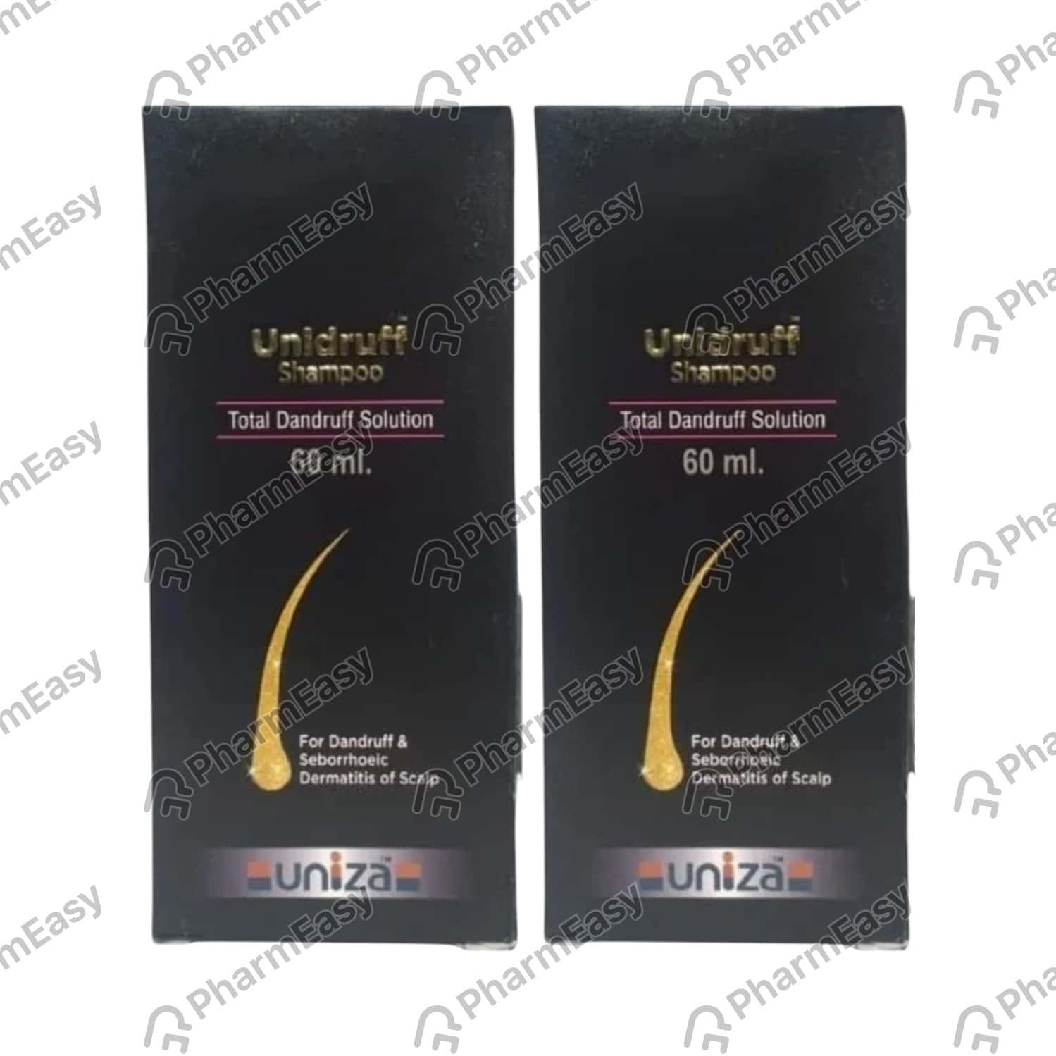 Unidruff Bottle Of 60ml Shampoo: Uses, Side Effects, Price & Dosage ...