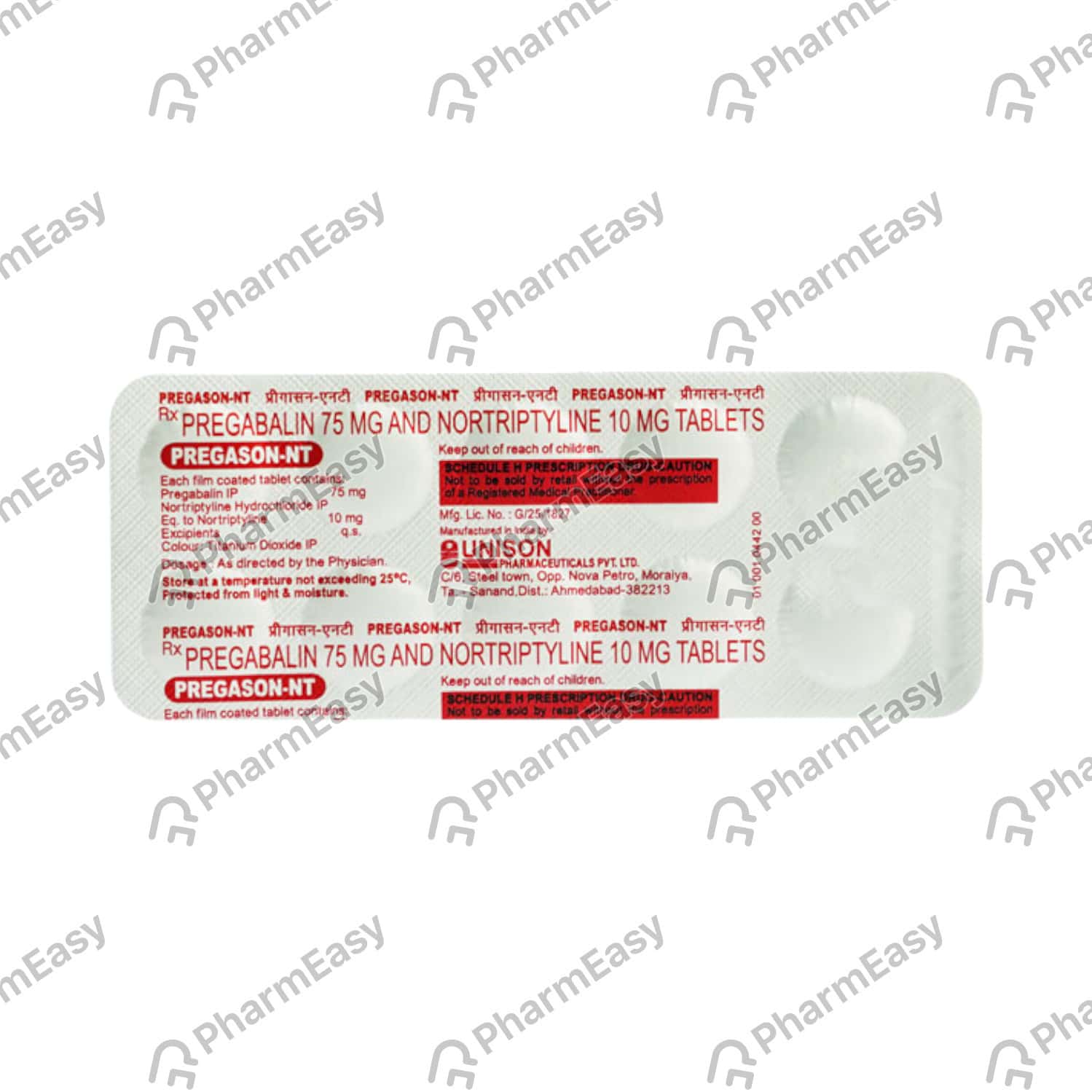 Pregason Nt Strip Of 10 Tablets: Uses, Side Effects, Price & Dosage ...