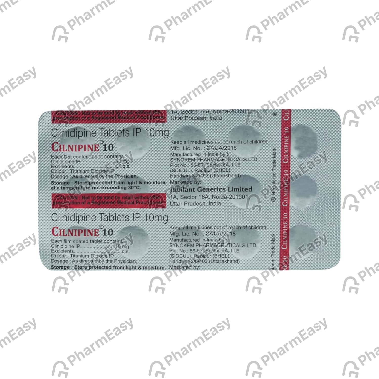 Cilnipine 10 MG Tablet (15): Uses, Side Effects, Price & Dosage | PharmEasy