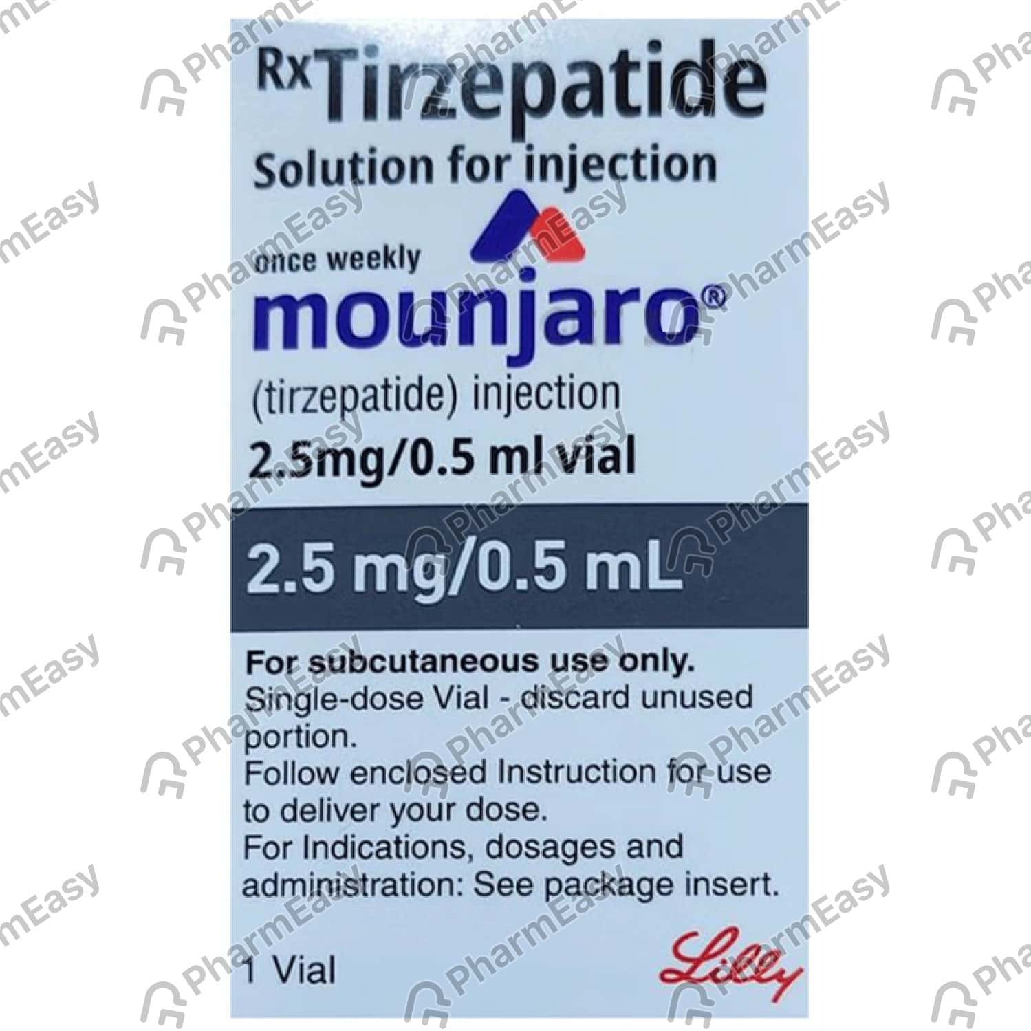 Mounjaro 2.5mg/0.5ml Solution For Injection: Uses, Side-effects, Price ...