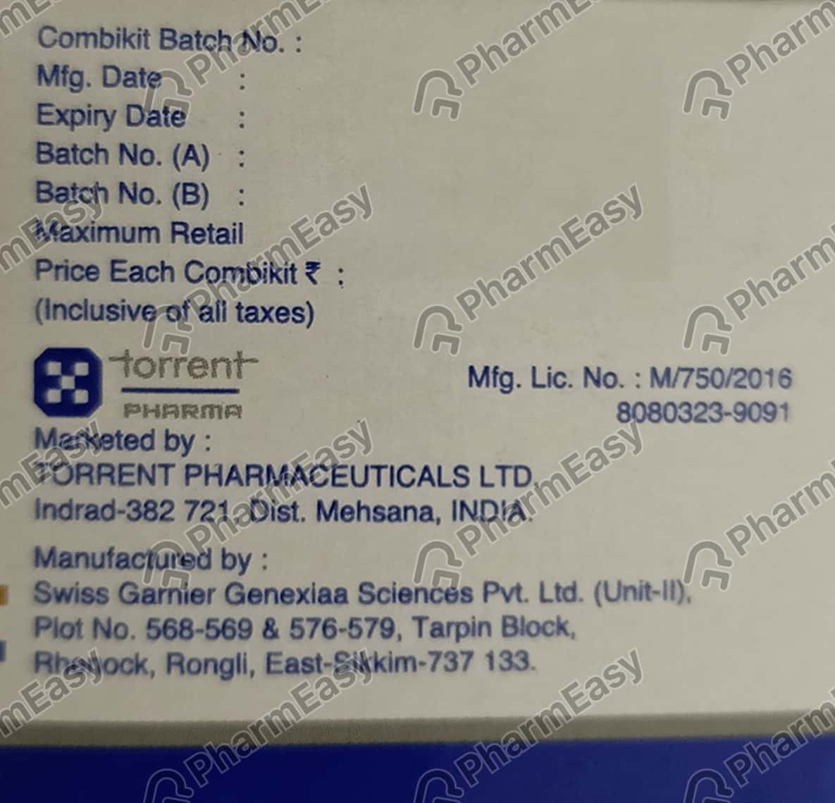 Buy Tide E 10/25mg Combikit Strip Of 20 Tablets Online at Flat 15% OFF ...